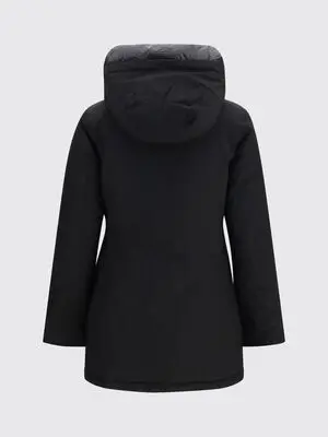 Woolrich Arctic Cotton And Nylon Parka With Padded Hood - Black