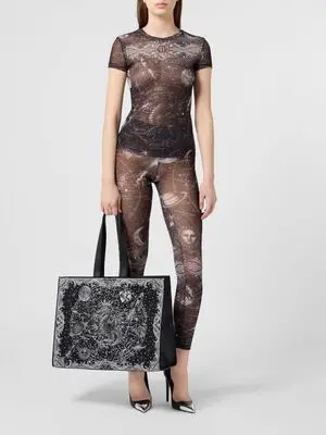 Philipp Plein Zodiaco Slim Fit T-shirt In Polyester With A Graphic Print