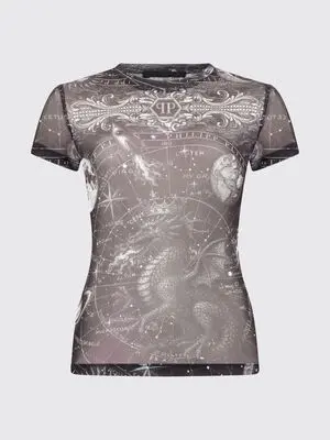 Philipp Plein Zodiaco Slim Fit T-shirt In Polyester With A Graphic Print