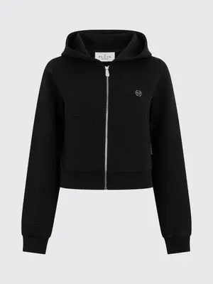 Philipp Plein Relaxed Fit Zip-up Hoodie With Contrast Logo