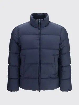 Woolrich Quilted Nylon Down Jacket With High Neck And Zip Closure