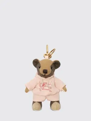 Burberry Thomas Bear Pure Cashmere Keychain With Engraved Ekd Logo