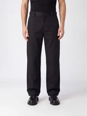 Kenzo Straight-fit Tailored Wool Trousers With Belt Loops