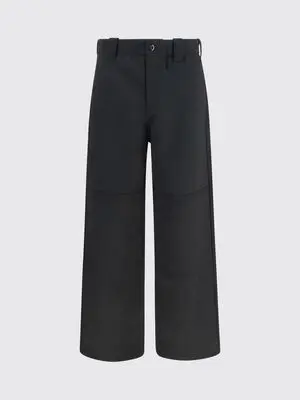 Kenzo Straight-fit Tailored Wool Trousers With Belt Loops