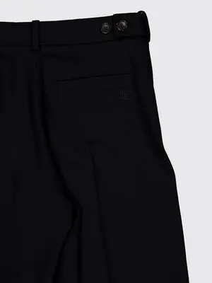 COURREGES High-waisted Wool-blend Wide-leg Trousers With Tailored Cut
