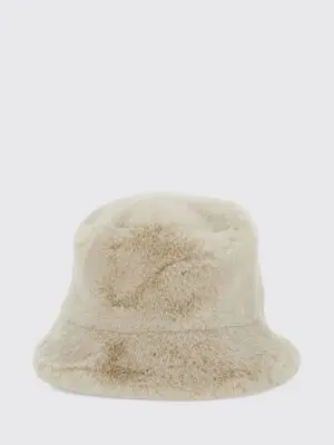Apparis Recycled Faux Fur Bucket Hat - White