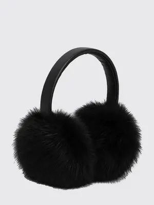 Apparis Classic Animal Print Faux Fur Earmuffs Black