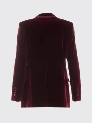 Dolce & Gabbana Single-breasted Cotton And Silk Velvet Blazer With Peak Lapels