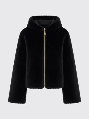 Liu Jo Hooded Faux Fur Jacket With Zip Closure