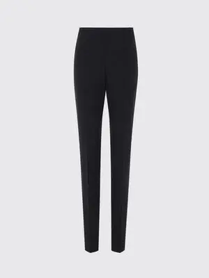 Pinko High-waisted Skinny Trousers In Stretch Jersey With Side Zip - Black