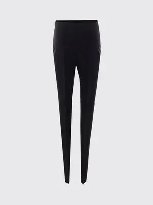 Pinko High-waisted Skinny Trousers In Stretch Jersey With Side Zip - Black