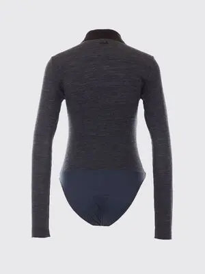 Pinko Slim Fit Wool Blend Long-sleeved Polo Top With Buttons