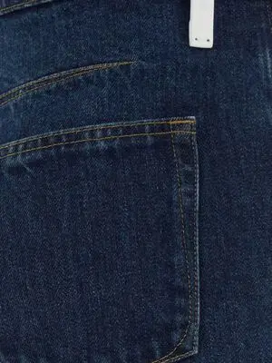 JIL SANDER High-waisted Straight Leg Jeans In Five-pocket - Denim