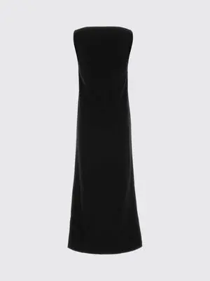 JIL SANDER Asymmetric Virgin Wool Top With Off-the-shoulder Design And Crew Neck