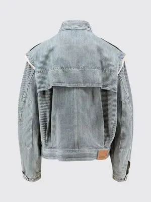 Isabel Marant Étoile Edany Striped High-neck Denim Jacket - Blue