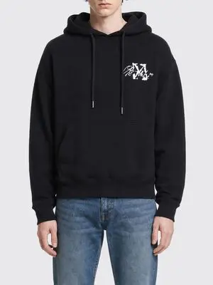 Off-White Arrow Logo Dropped-shoulder Cotton Hoodie