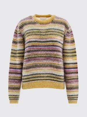 Isabel Marant Étoile Multicolour Striped Mohair-blend Crewneck Jumper - Mustard