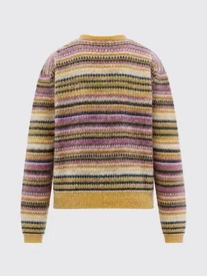 Isabel Marant Étoile Multicolour Striped Mohair-blend Crewneck Jumper - Mustard