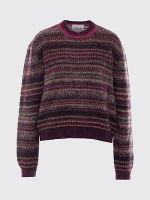 Isabel Marant Étoile Multicolour Striped Mohair-blend Crewneck Jumper - Violet