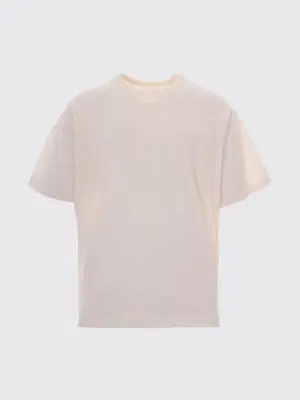 Y3 Crewneck Cotton T-shirt With Dropped Shoulders