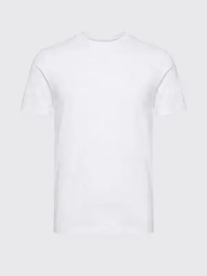 BOSS Cotton Crewneck Short-sleeve T-shirt With Regular Fit - White