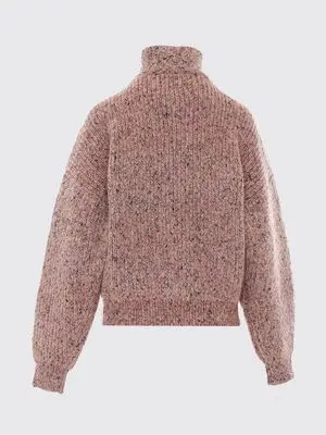 Isabel Marant Étoile Abstract Pattern Alpaca-blend Half-zip Turtleneck Jumper - Pink