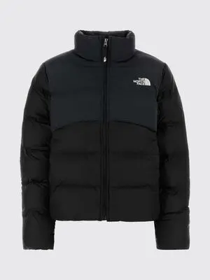 The North Face Water-repellent Cropped Puffer Jacket With Funnel Neck - Black