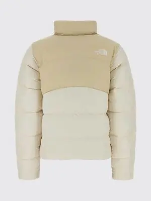 The North Face Water-repellent Cropped Puffer Jacket With Funnel Neck - White