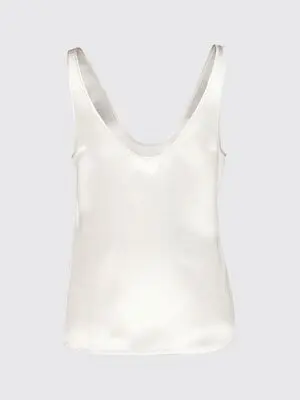 TOM FORD Off-the-shoulder Pure Silk Top With A U-neckline