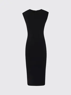 Jacquemus Sleeveless Slim-fit Midi Sheath Dress With A Crew Neckline