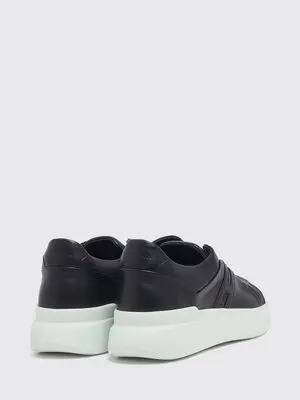 Hogan H580 Slip-on Sneakers In Nappa Leather With A Platform Sole - Black