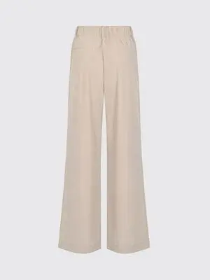 Herno High-waisted Wide-leg Crêpe Trousers With Front Pleats