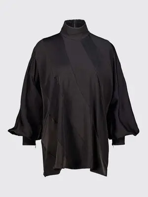 Zimmermann Viscose Blouse With High Neck And Balloon Sleeves