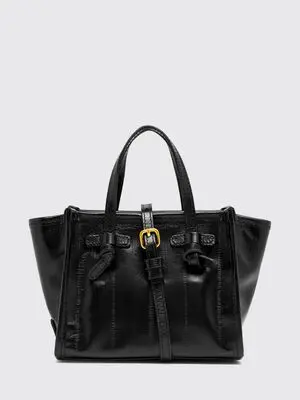 GIANNI CHIARINI Miss Marcella Mini Leather Handbag With Shoulder Strap - Black