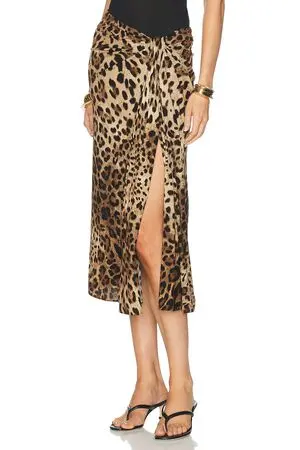 Dolce & Gabbana Organzino Midi Skirt