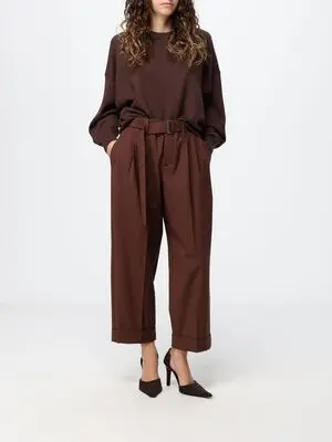 Brunello Cucinelli Dropped Shoulder Pure Cashmere Jumper - Brown