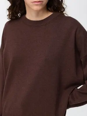 Brunello Cucinelli Dropped Shoulder Pure Cashmere Jumper - Brown