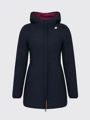 K-WAY Denise Long Reversible And Waterproof Hooded Windbreaker Jacket - Wine