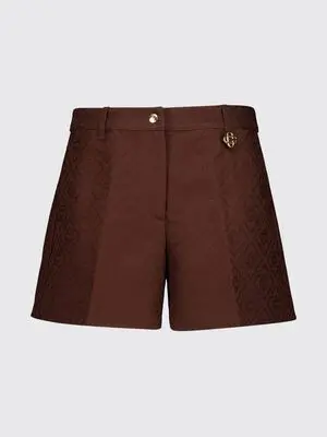 Casablanca Monogram Cotton Shorts With Logo Charm