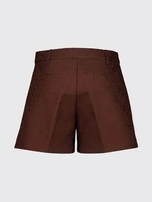 Casablanca Monogram Cotton Shorts With Logo Charm