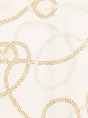Loewe Square Scarf In Pure Silk With A Contrasting Graphic Logo Print - Beige