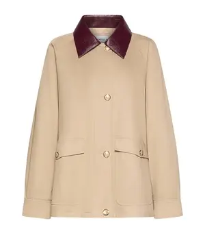 Marella Accent-collar Trench Coat