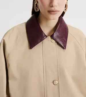 Marella Accent-collar Trench Coat