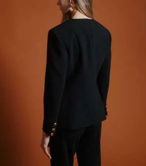 Marella Round-collar Blazer