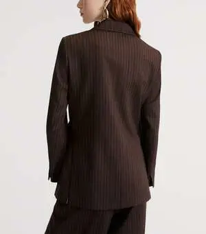 Marella Virgin Wool-blend Blazer