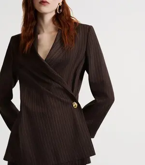 Marella Virgin Wool-blend Blazer