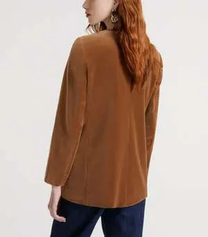 Marella Cotton Velvet Blazer