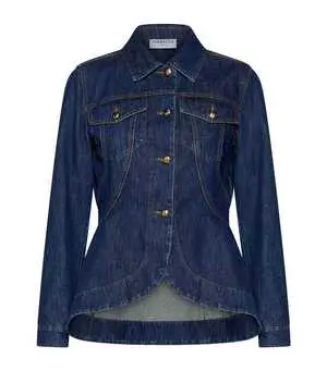 Marella Hourglass Denim Jacket - Blue