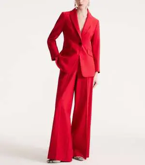Marella High-rise Wide-leg Trousers