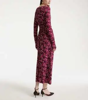 Marella Jersey Floral Maxi Dress